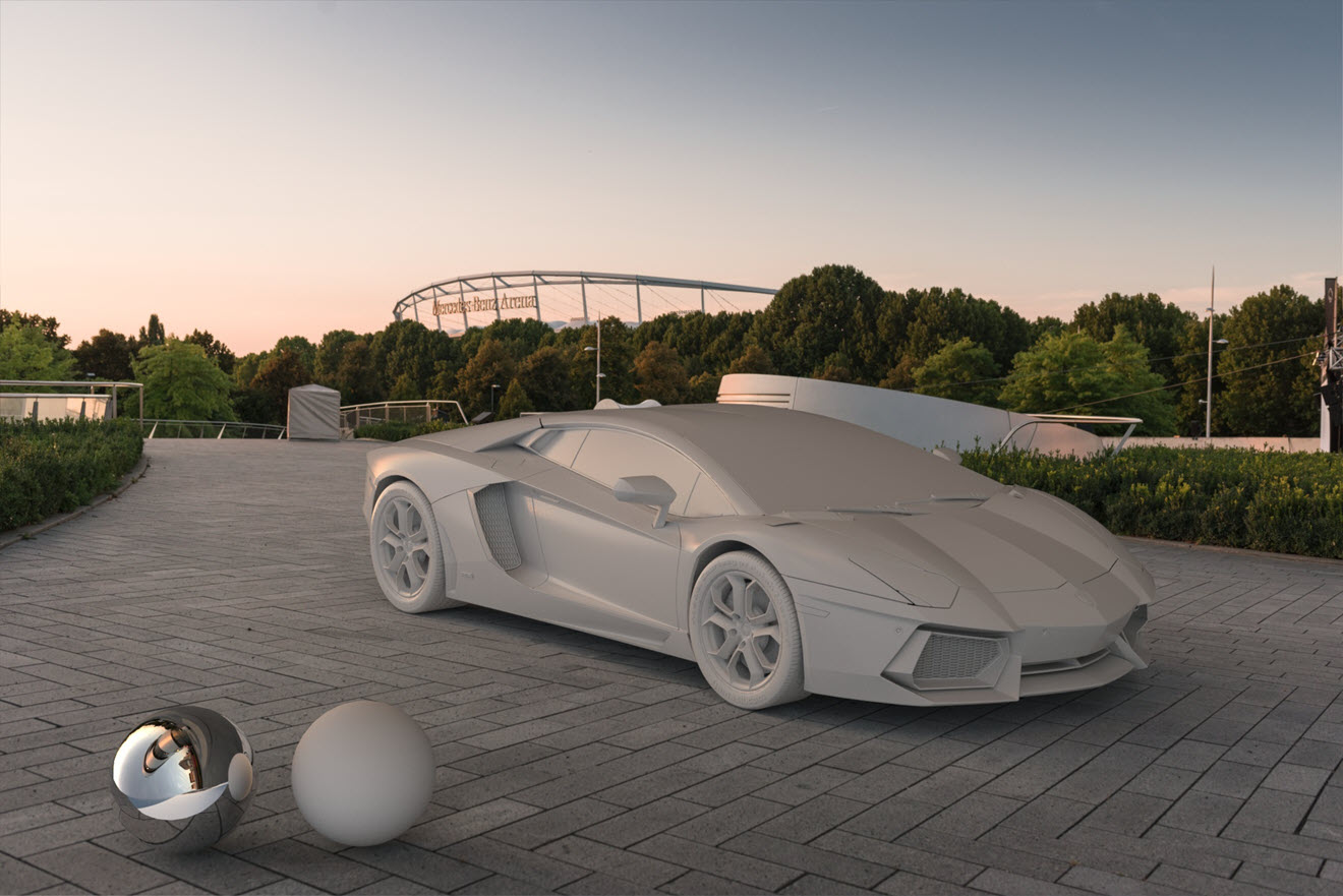 Automotive Exterior Rendering