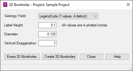 Generating 3D Boreholes