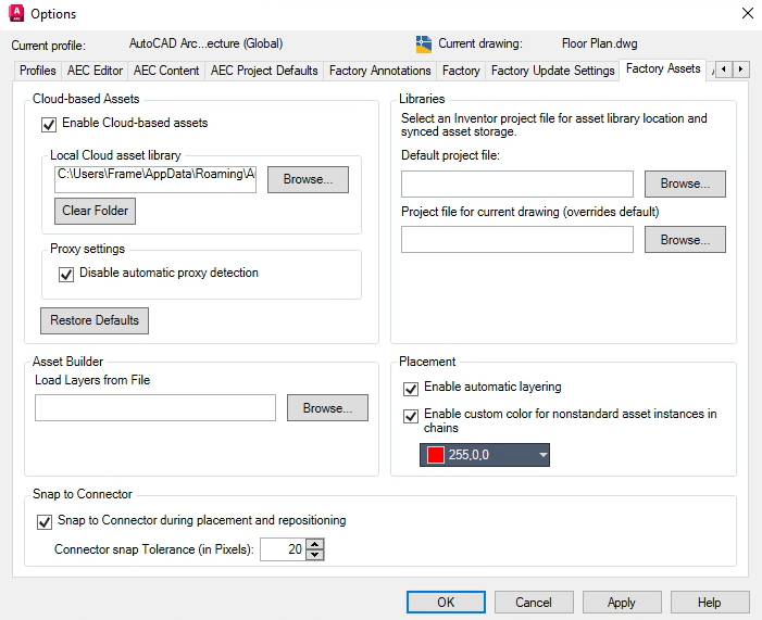 Share Assets Between AutoCAD and Inventor