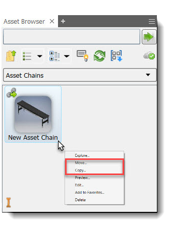 Work with Asset Chains