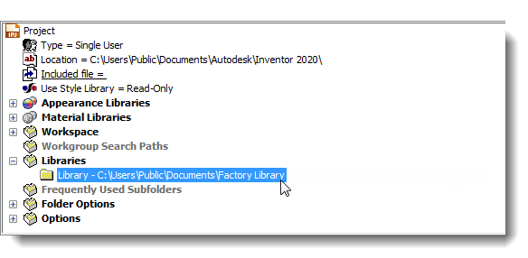 Publish Inventor Factory Assets