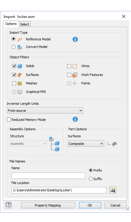 Work with AnyCAD for Inventor Factory