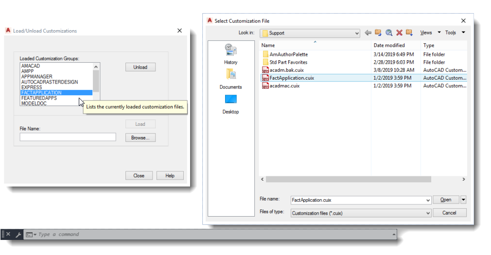 Load or Unload the Factory Application