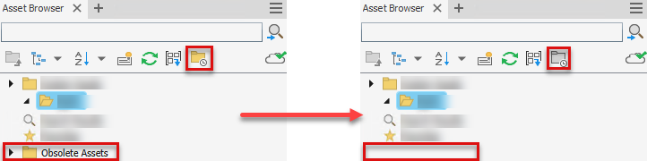 To Work with the Asset Browser
