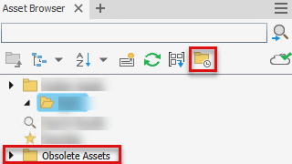 To Work with the Asset Browser