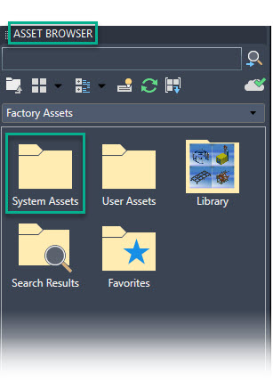 Open the Layout in 2D and Download Assets