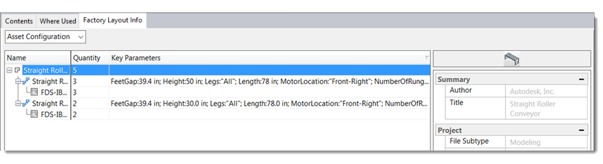 Viewing Factory Data in Vault