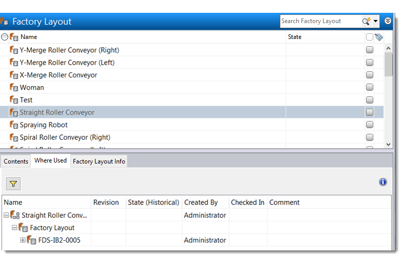 Viewing Factory Data in Vault