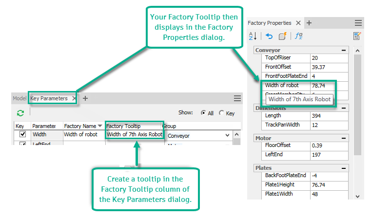 To Create a Factory Tooltip