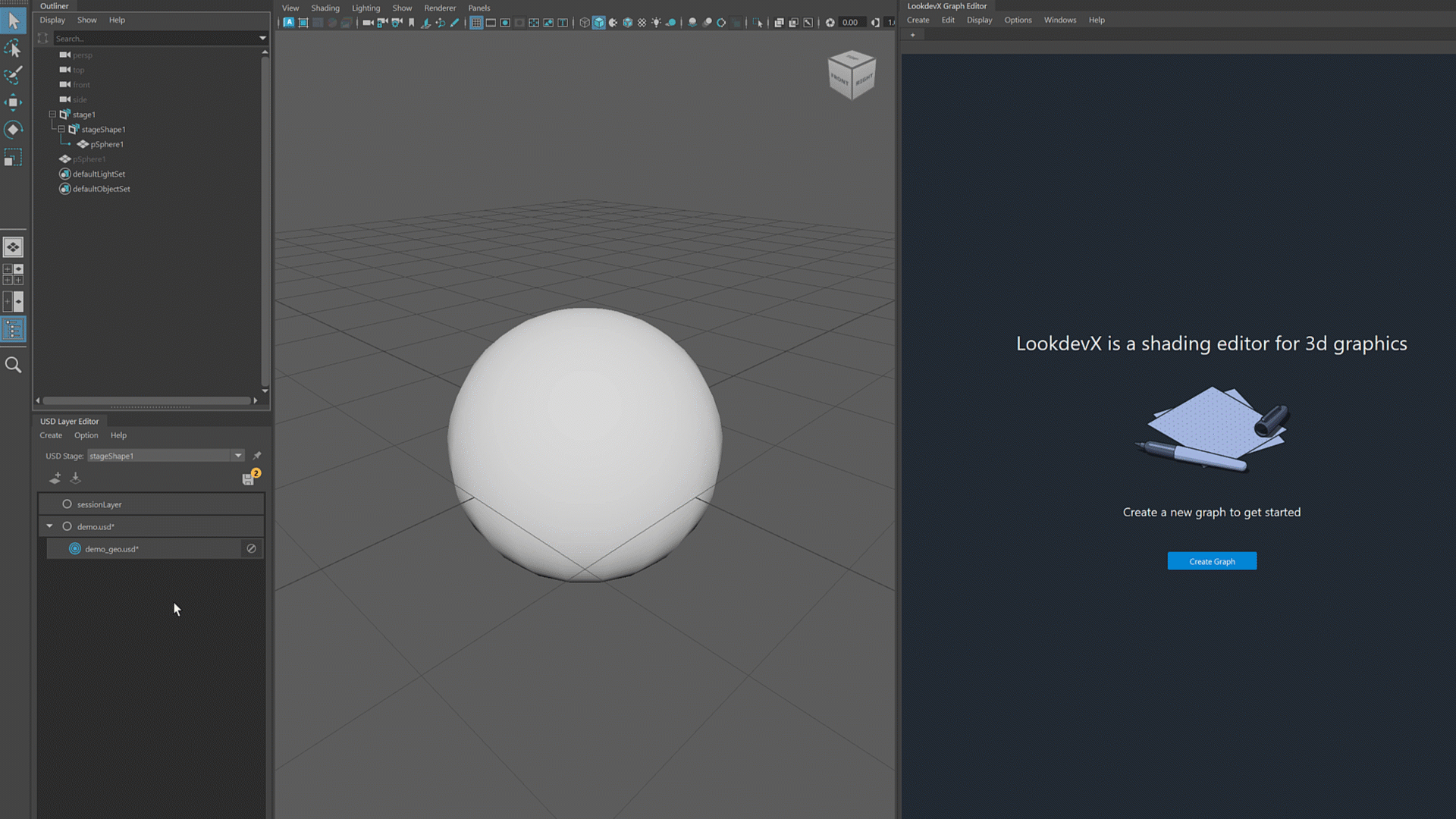 Overview of the Workflow for LookdevX