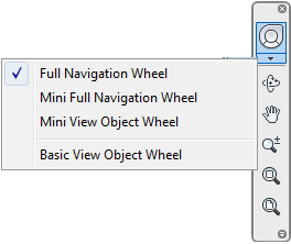 Displaying a Steering Wheel from the Navigation bar