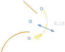 Changing the radius of a fillet example