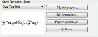 Annotation Format for Orthographic Drawings (Plant 3D Class Definitions Tree Node)