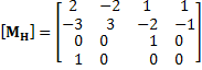 Mathematical representation of face types