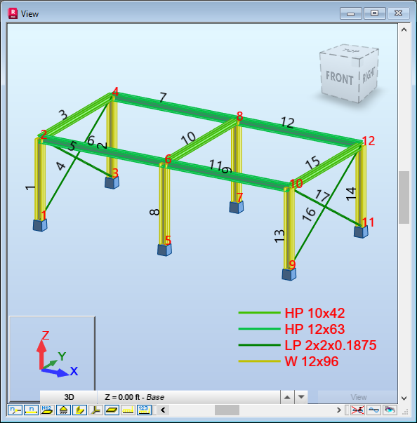 Model a 3D Frame