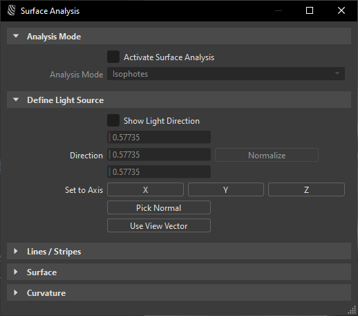Surface Analysis Module