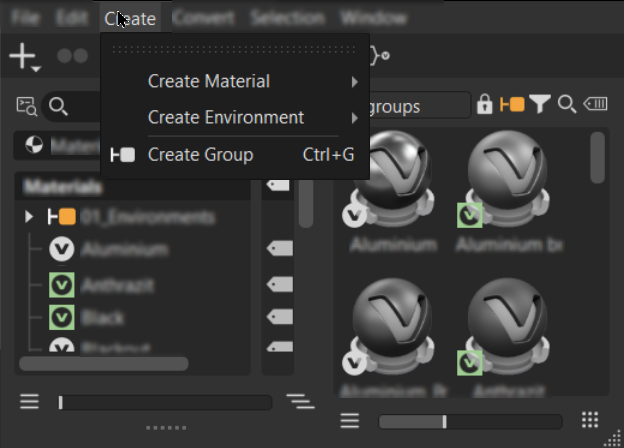 Working with Materials