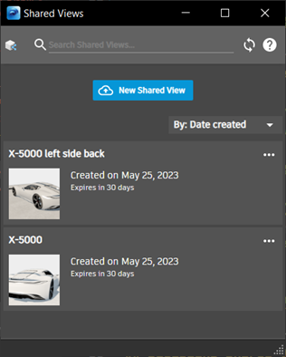 Working with Shared Views