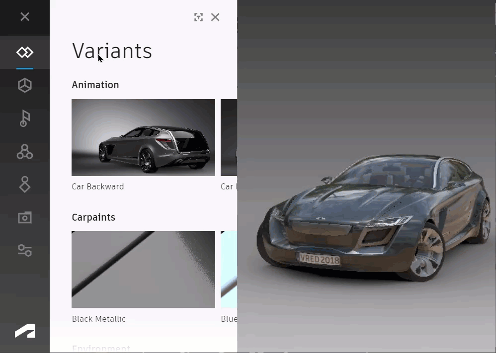 Using the VRED Streaming App