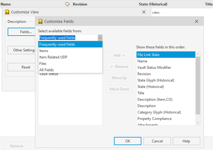Work with Properties in the Vault Client