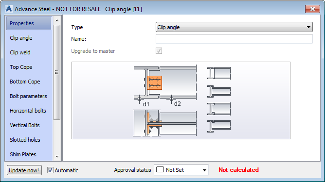 Connection Properties Dialog