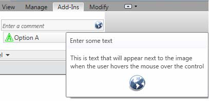 Ribbon Panels and Controls