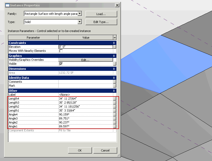 Edge and face parameterization