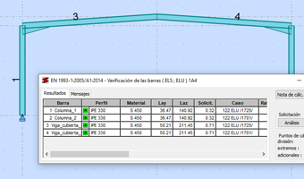 Aprendizajes: diseño de un pórtico 2D
