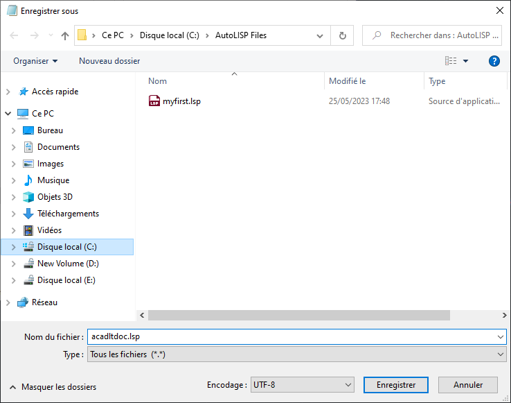 AutoLISP (AutoCAD LT 2024)