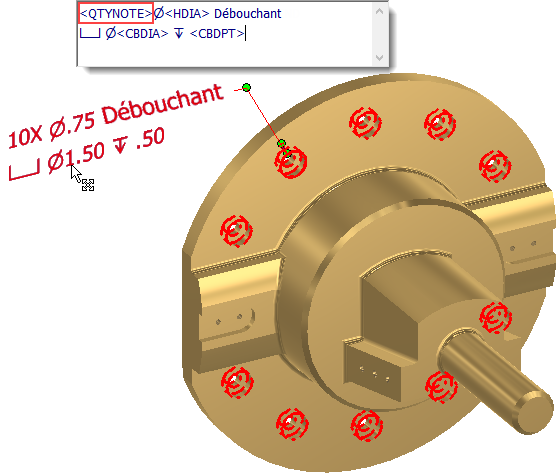 Annotations 3D et définition basée sur le modèle