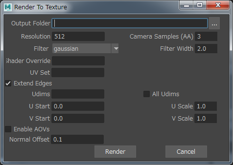 レンダリング対象をテクスチャに変換する