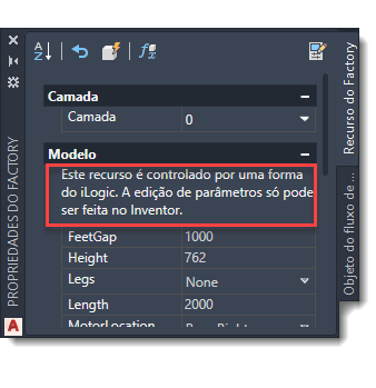 Criar forma do iLogic