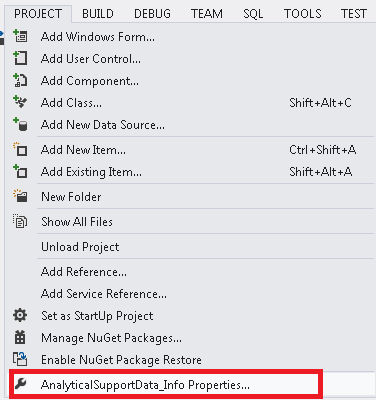 Debugging Your Application in Microsoft Visual Studio