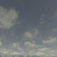 Cloud Fluids with the Physical Sky