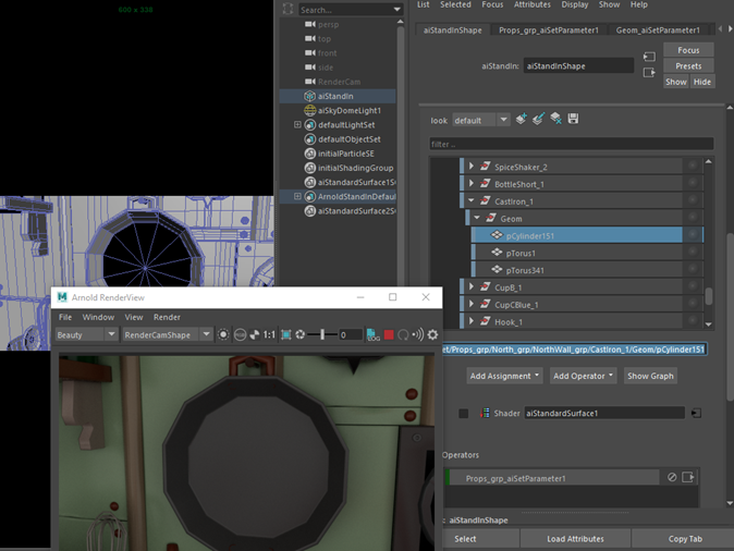 Look-dev with the Kitchen Set USD Scene