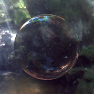 Iridescent Soap Bubble Shader
