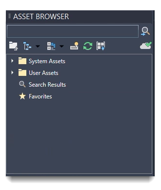 AutoCAD Asset Browser Reference