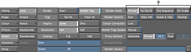 Specifying the Destination for Local Render Files