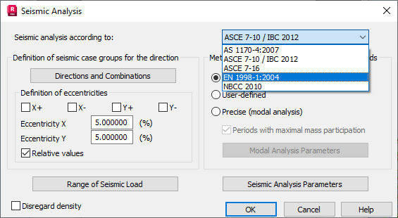 Set Up the Seismic Analysis