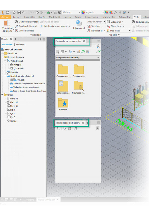 Abrir navegadores de Inventor Factory