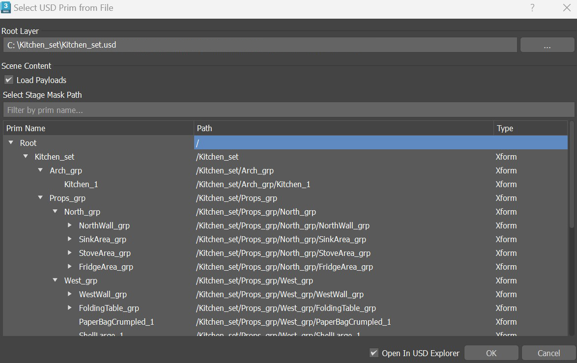 Reference a USD Stage