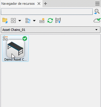 Trabalhar com cadeias de recursos