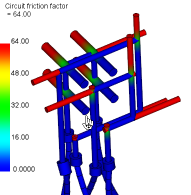 Circuit friction factor result