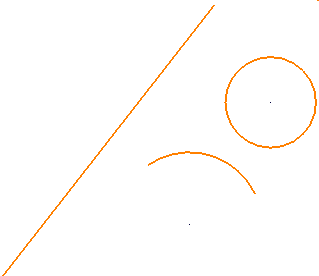 PowerMill Help | Creating an arc using three items example | Autodesk