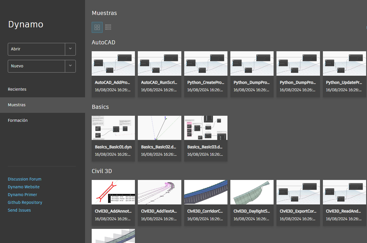 Acerca de Dynamo para Autodesk Civil 3D