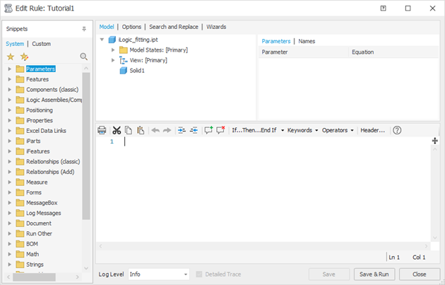 튜토리얼 B7: iLogic 선형 정적 해석