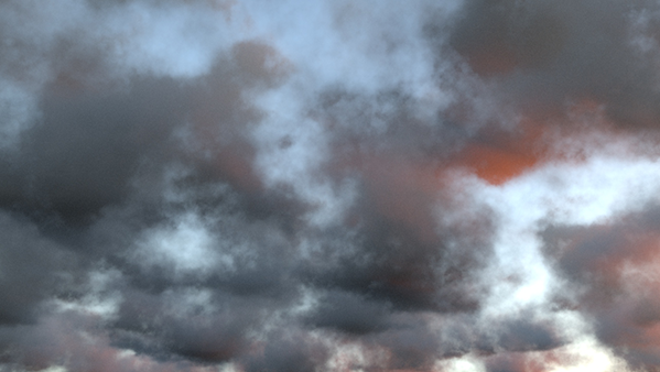Rendering Clouds using the Volume Shader