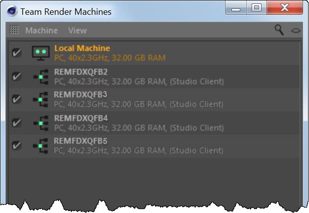 Team Render (distributed rendering)