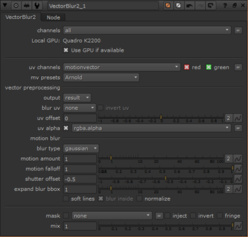 使用运动向量着色器的自定义运动向量 AOV