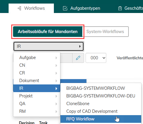 Grundlegende Workflow-Struktur